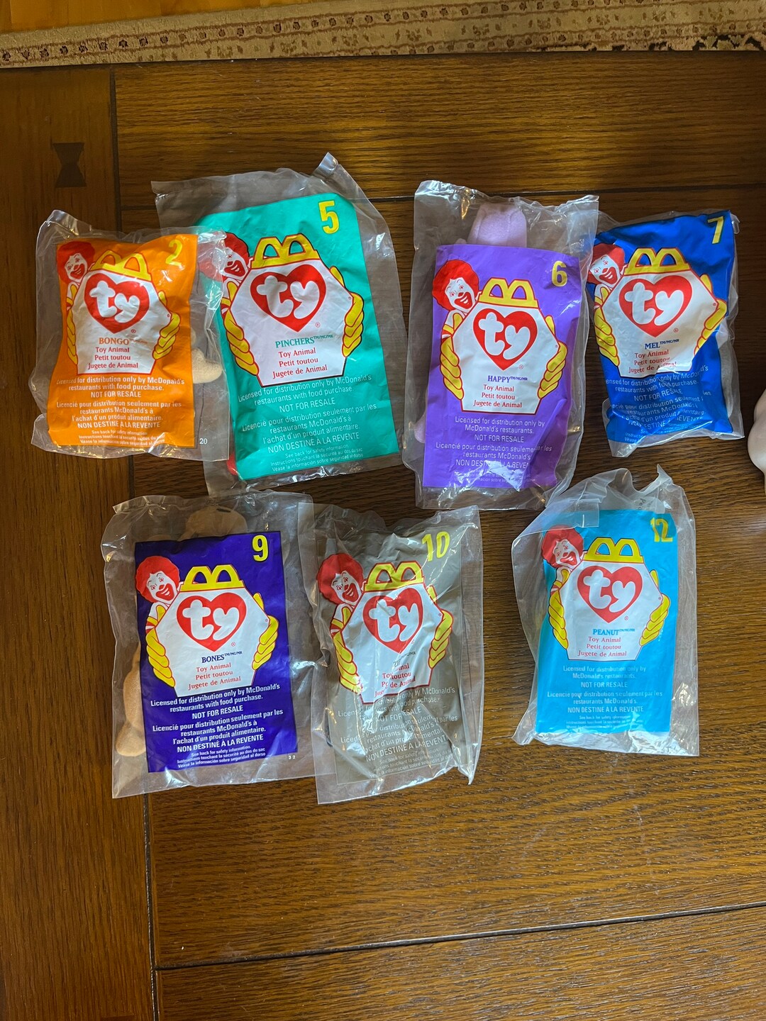 Lot of 7 Teanie Beanie Babies in Original Packaging - Etsy