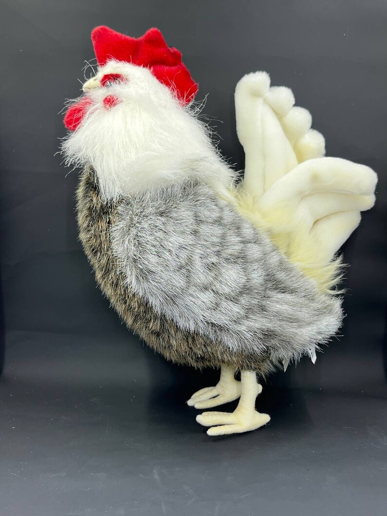 12” HANSA True-to-life Bantam Rooster With Tags - Etsy