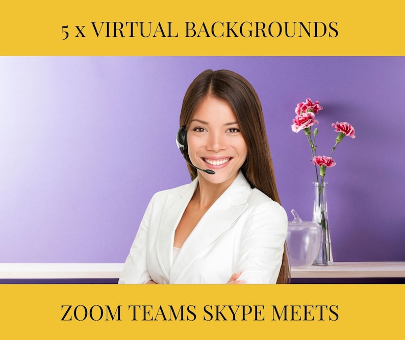 5 X ZOOM Backgrounds, Virtual Background, Zoom Backdrop, Virtual ...
