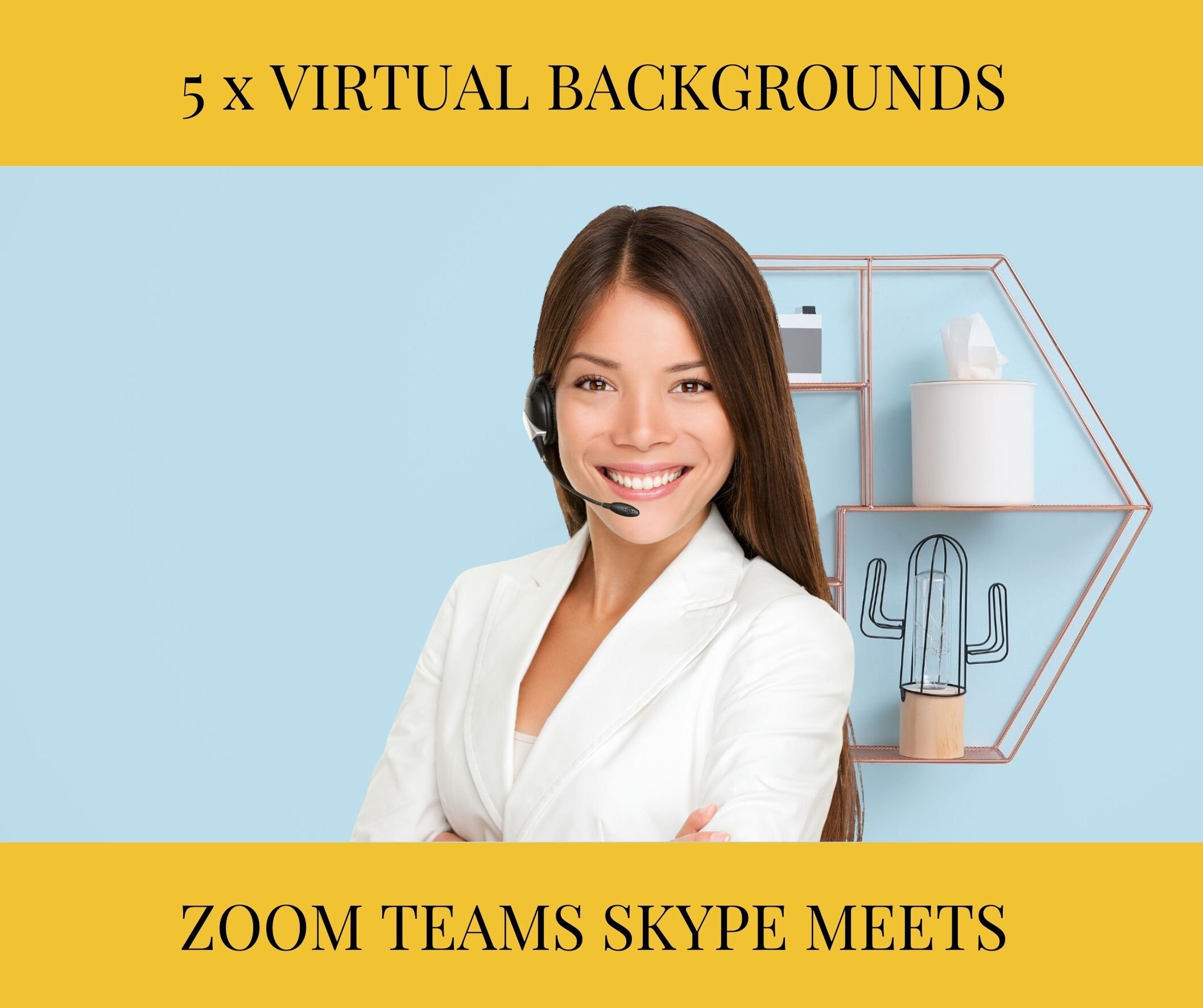5 X ZOOM Backgrounds, Virtual Background, Zoom Backdrop, Virtual ...