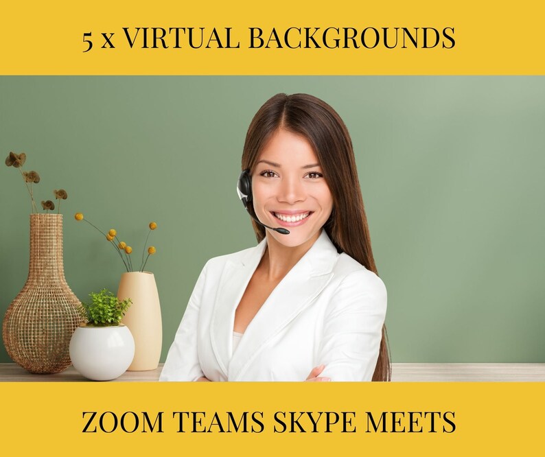 5 X ZOOM Backgrounds, Virtual Background, Zoom Backdrop, Virtual ...