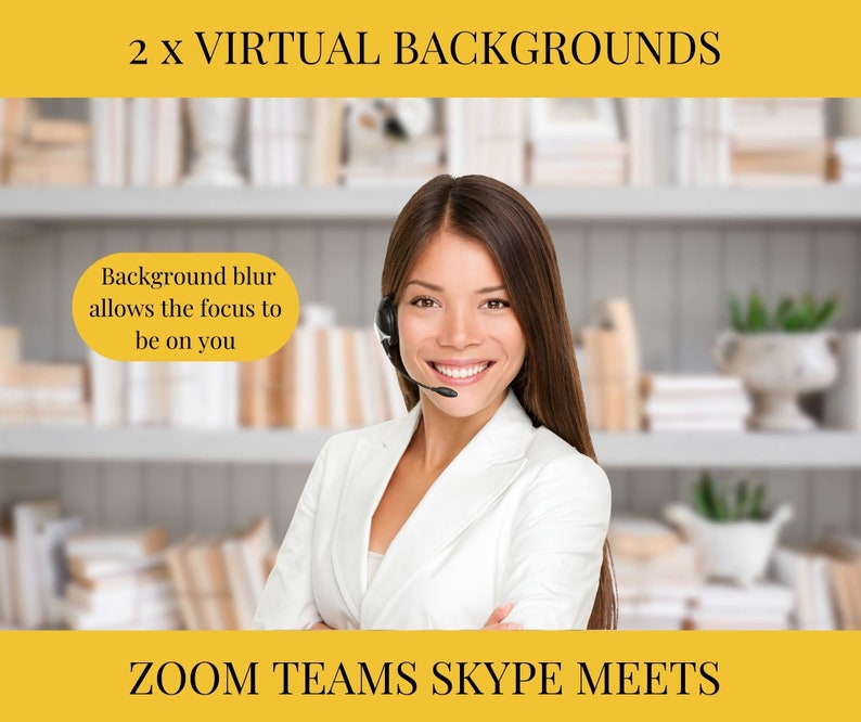 2 X ZOOM Backgrounds, Virtual Background, Zoom Backdrop, Virtual ...