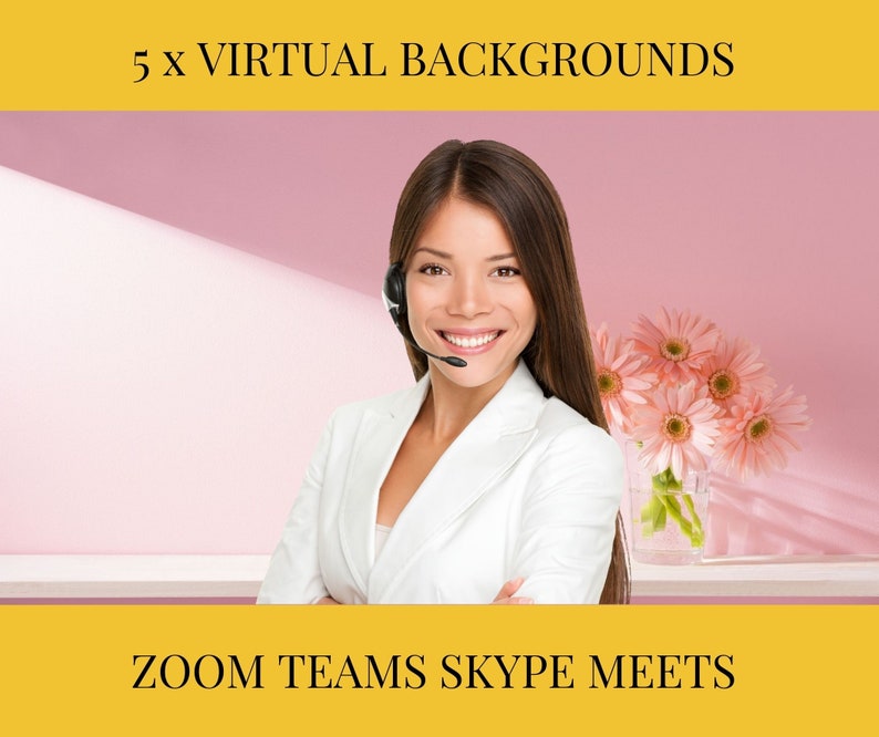 5 X ZOOM Backgrounds, Virtual Background, Zoom Backdrop, Virtual ...