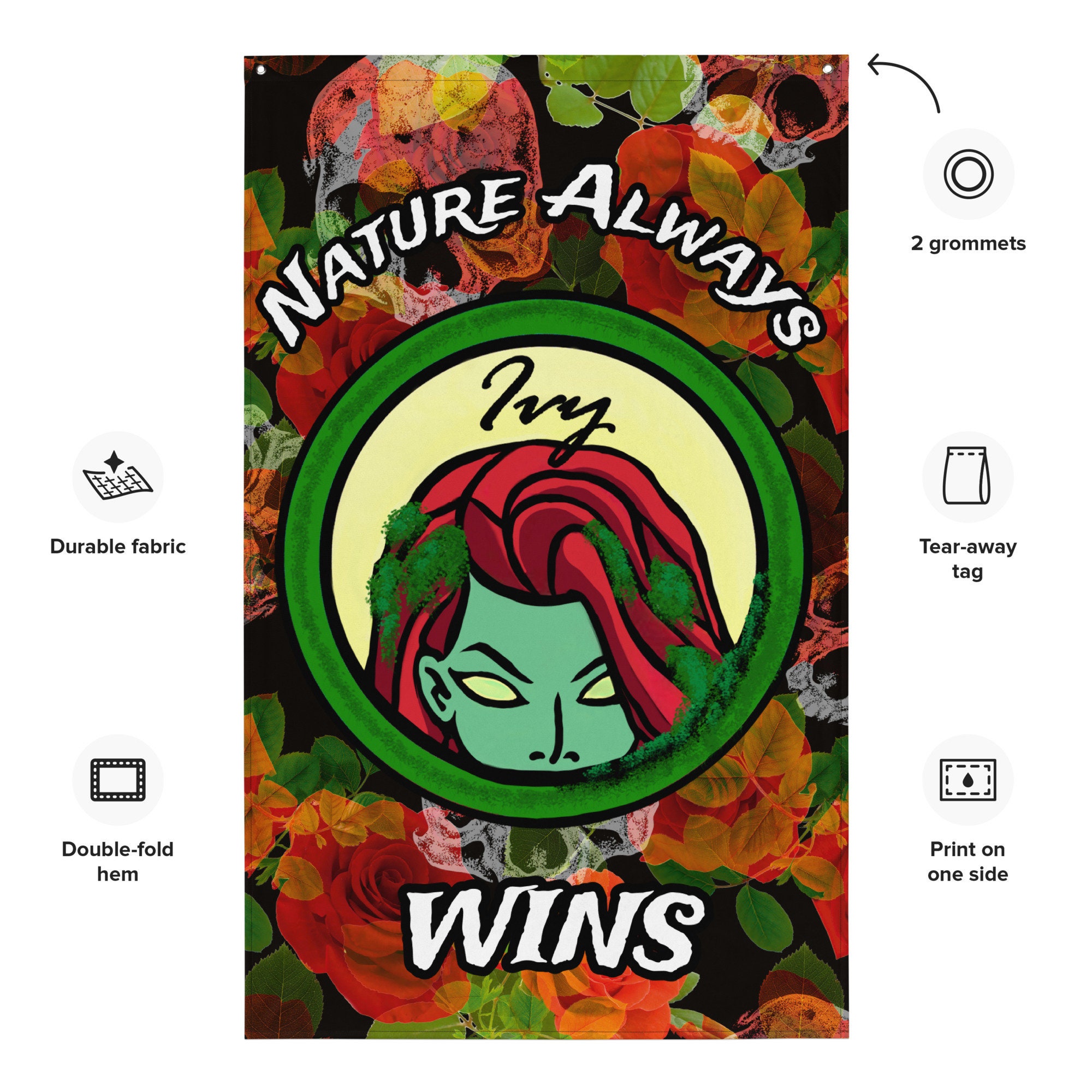 Poison Ivy Flag - Etsy