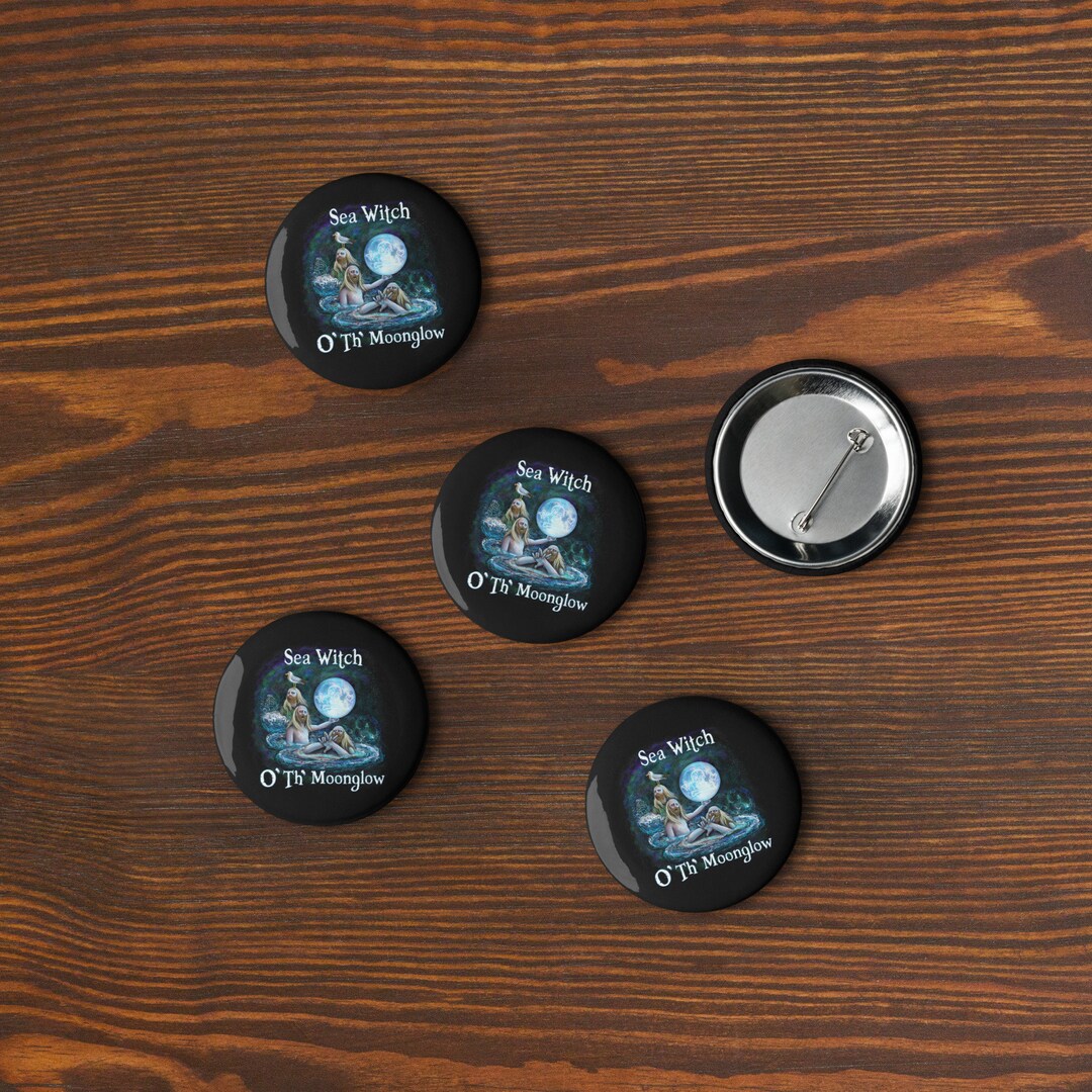 Set of Mr. Buttons Sea Witch Buttons - Etsy