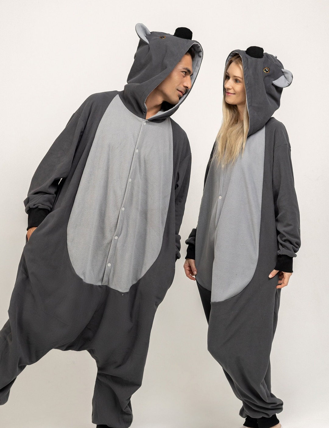 Sunweave Adult Koala Onesie, Koala Jumpsuit, Loungewear, One Piece ...