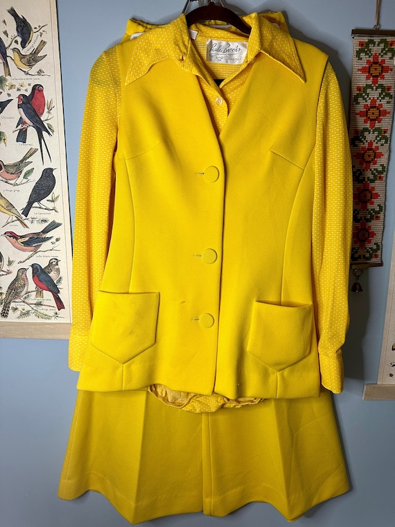 1970/60s Vintage Yellow 4-Piece Suit - Gem