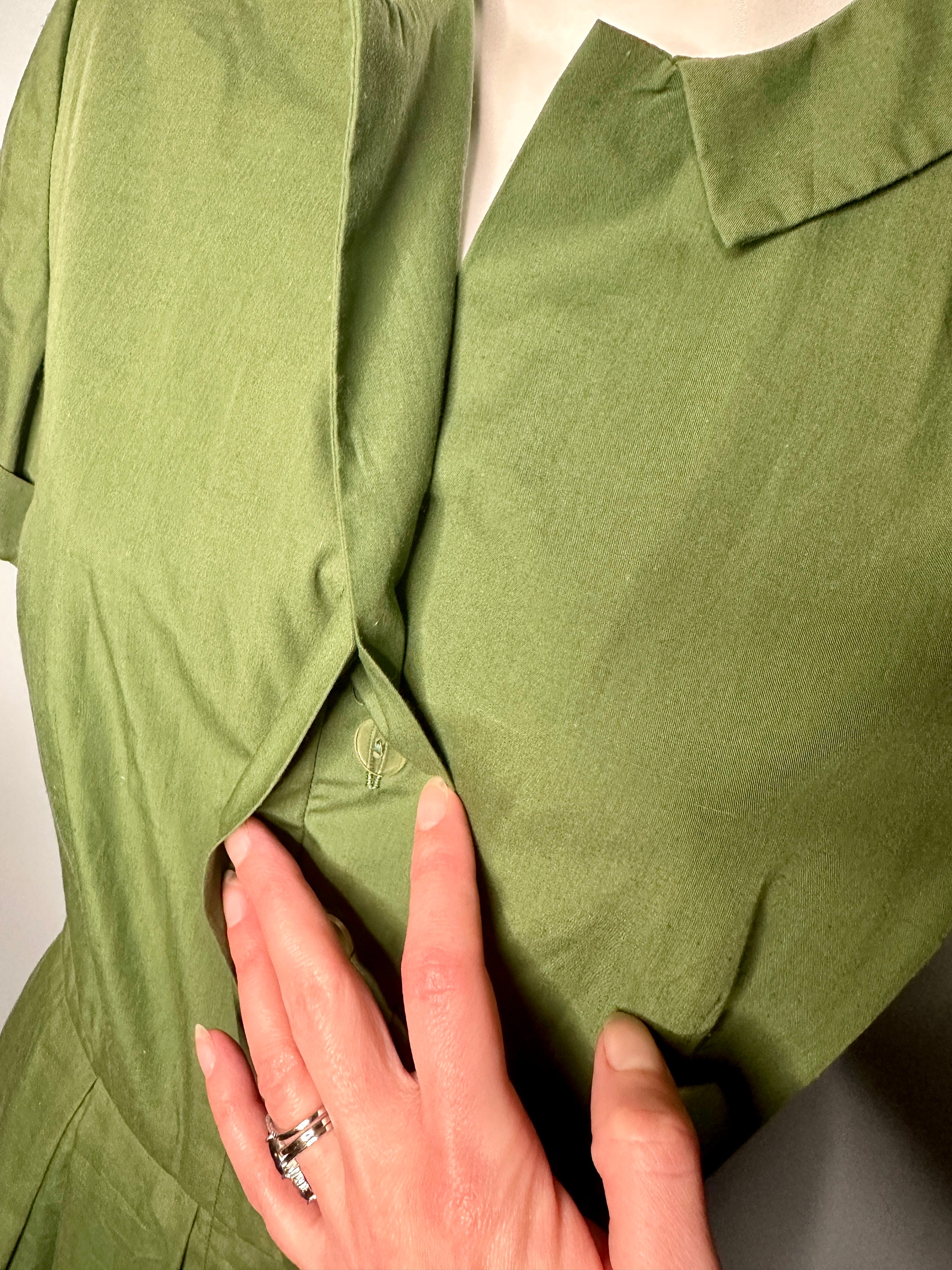 Vintage 1960s 60s Tanner of North Carolina Green Dress - Etsy