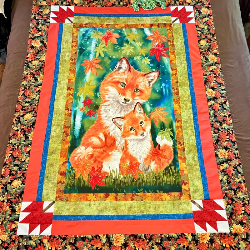 Fox Quilt Block - Etsy