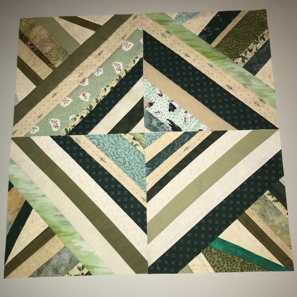 String Pieced Quilt - Etsy
