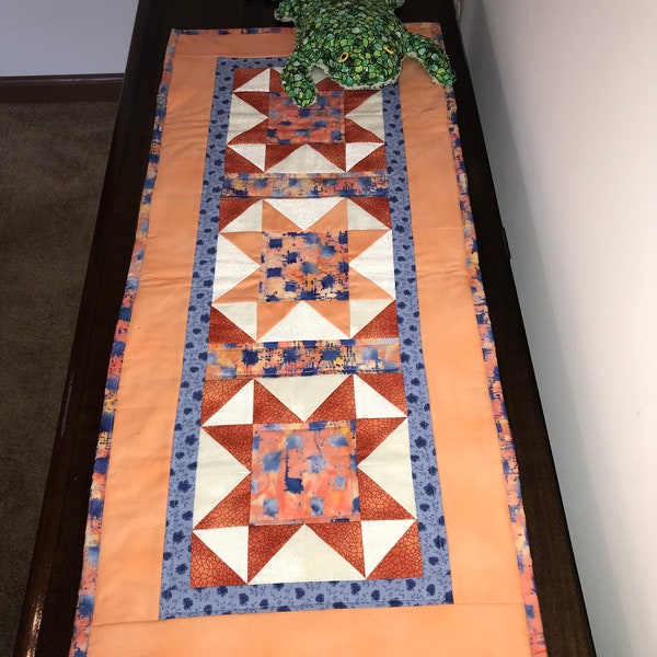 Peach Table Runner - Etsy