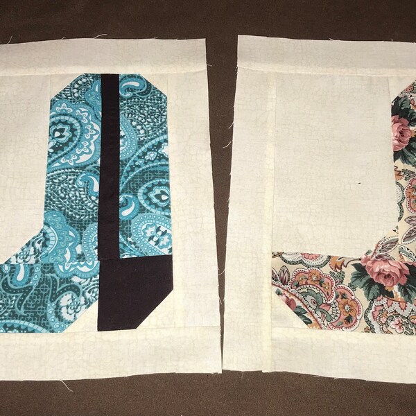 Boot Quilt Pattern - Etsy