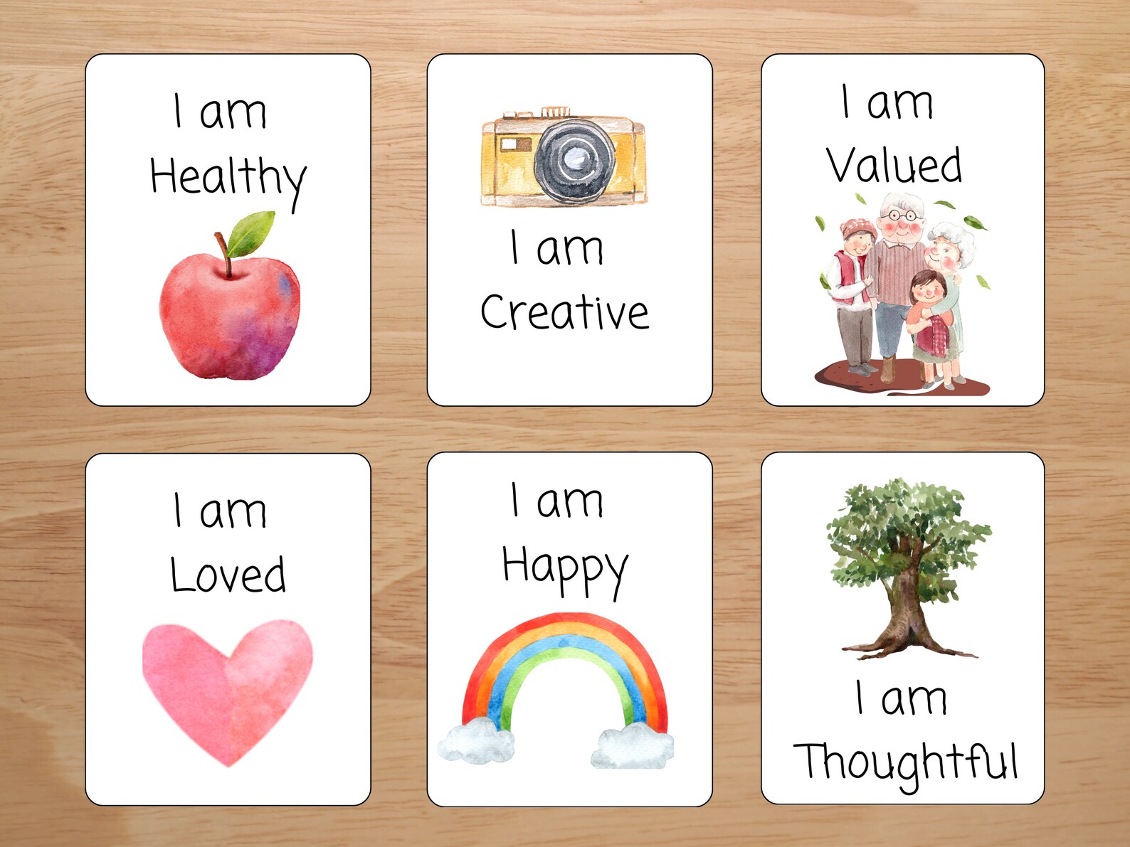 Printable Kids Affirmation Cards, Positive Affirmations, Daily Mantras ...