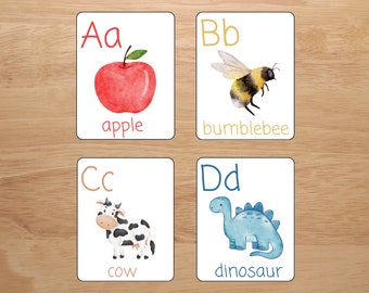 Printable Number Flashcards Preschool Learning Toddler - Etsy