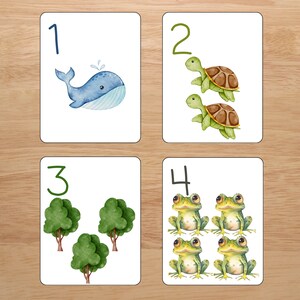 Printable Number Flashcards, Preschool Learning, Toddler Learning, 123 ...