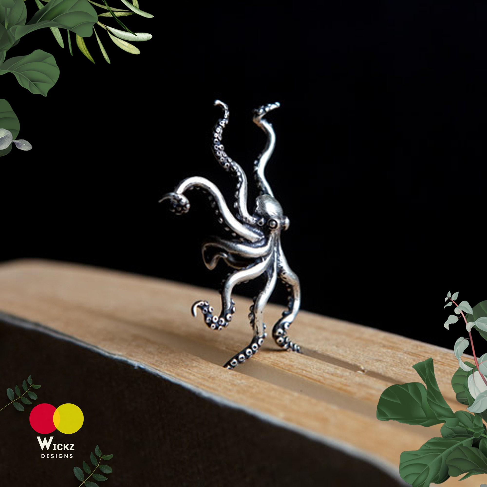 925 Sliver Octopus Ear Cuff Octopus Earring Tentacle - Etsy