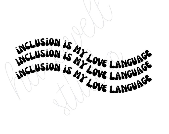 Inclusion is My Love Language Svg, Autism Acceptance Svg, Cricut Cut ...
