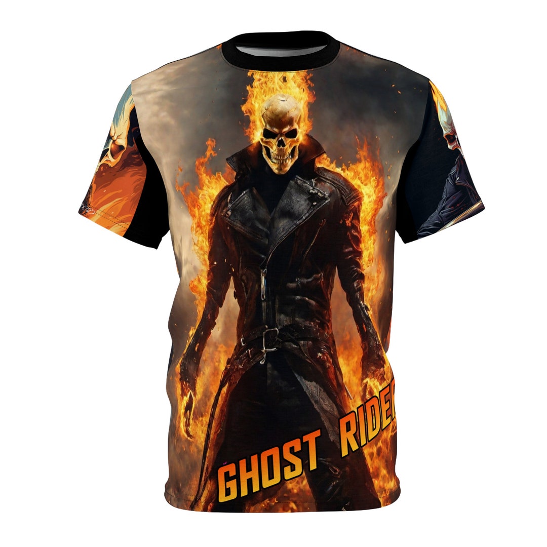 Ghost Rider T-shirt Adult and Youth Shirt Costume Superhero - Etsy