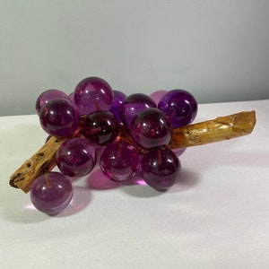 Mid-century Lucite Grapes - Etsy