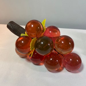 Mid-century Lucite Grapes - Etsy