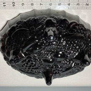 Rare Color 1970s Indiana Glass Harvest Grape Pattern Oval - Etsy