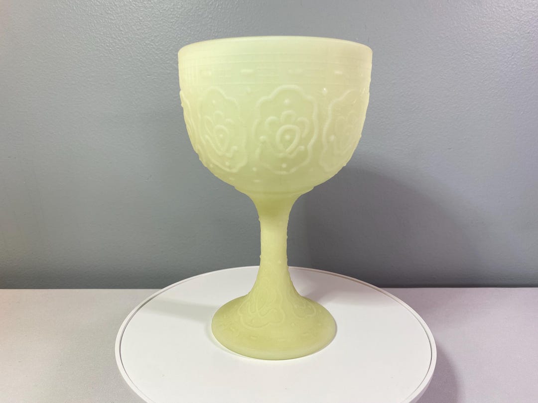Vintage Fenton Goblet/chalice - 6.75" Tall - Persian Medallion ...