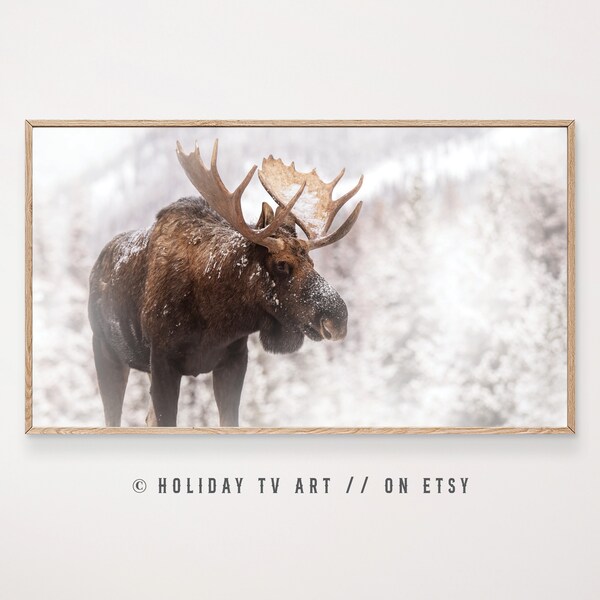 Moose Wall Art - Etsy