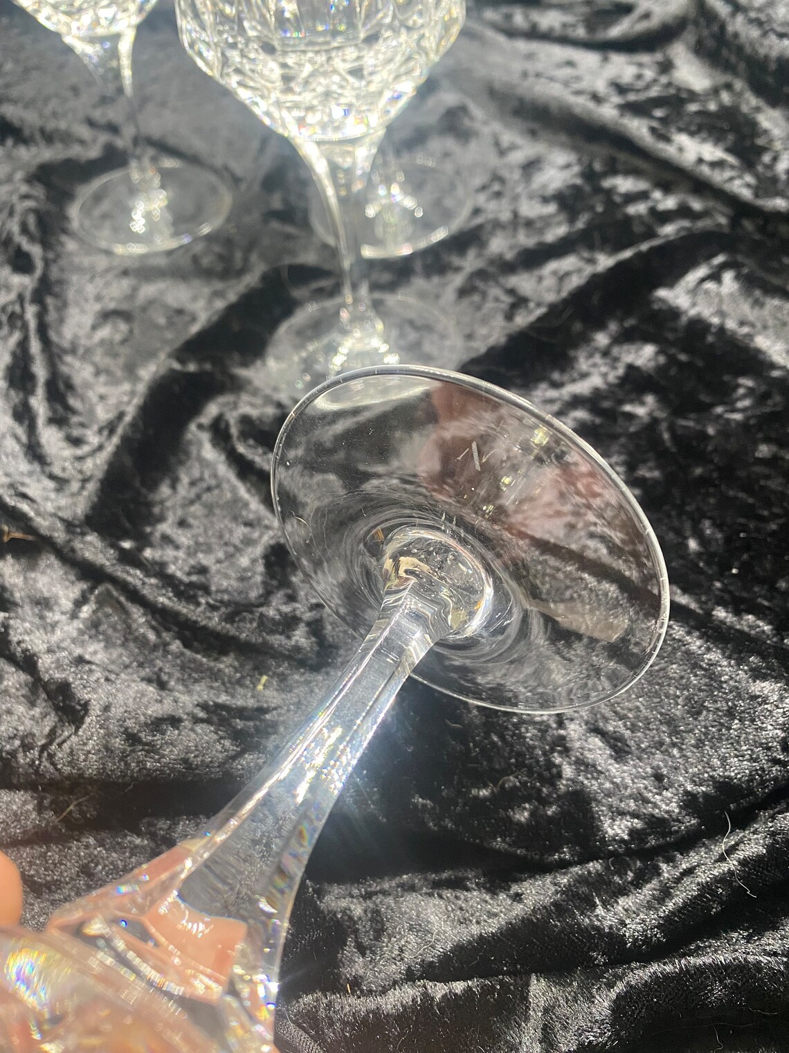 Lot of 4 Nachtmann Bavarian Crystal Red Wine Glasses Helena Pattern - Etsy