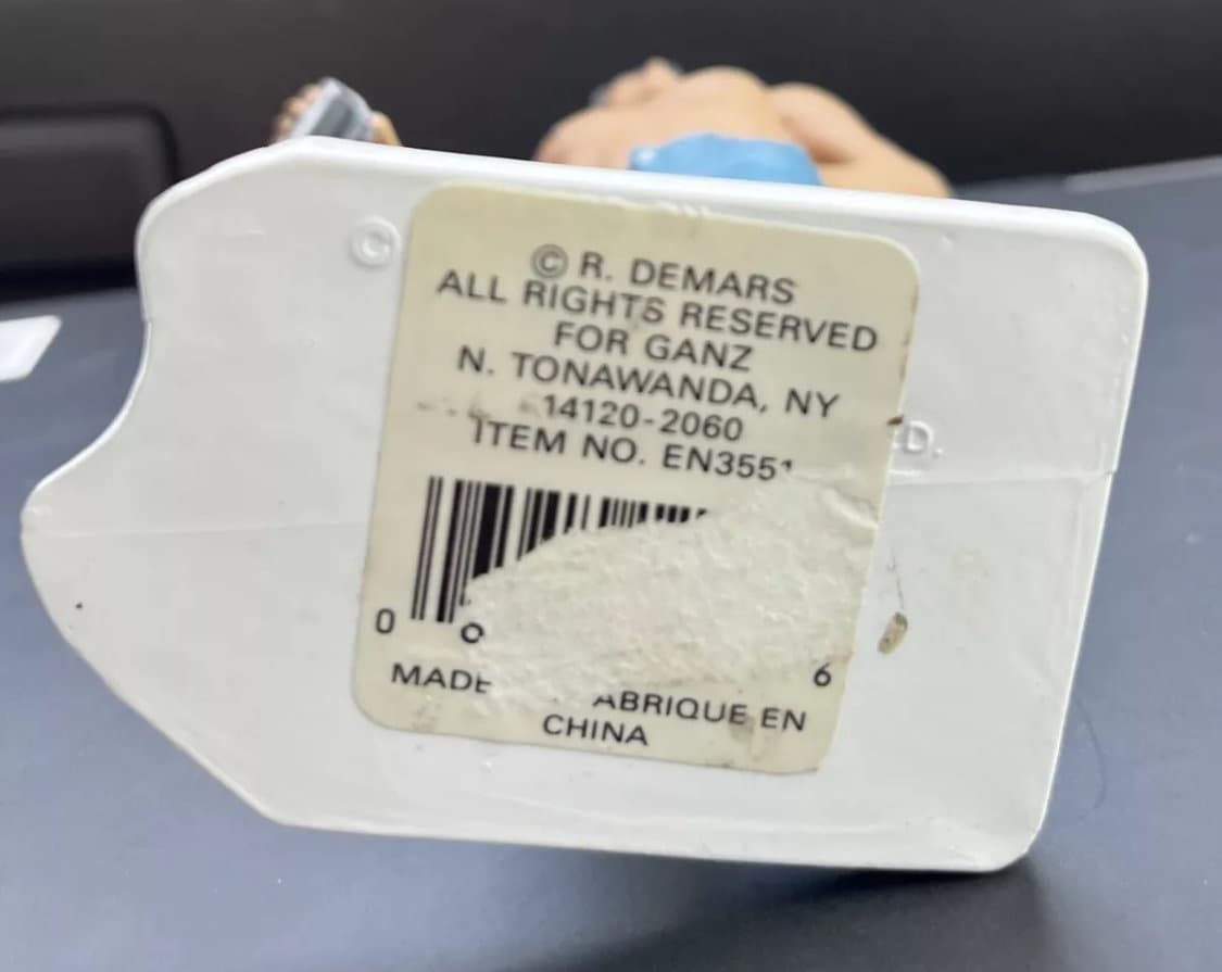 Bottoms up R. Demars Ganz Soda Beer Can Holders Shirtless Guy Vintage ...