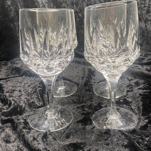 Lot of 4 Nachtmann Bavarian Crystal Red Wine Glasses Helena Pattern - Etsy