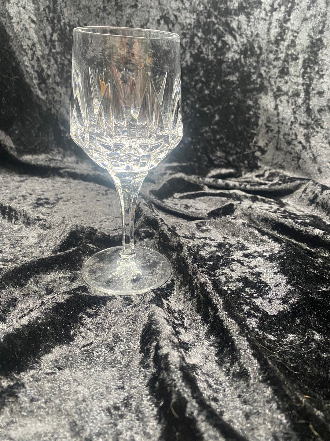 Nachtmann Bavarian Crystal Wine Glasses Helena Pattern - Etsy