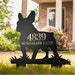 French Bulldog Dog Address Sign With Stakes for Front Yard Custom ...