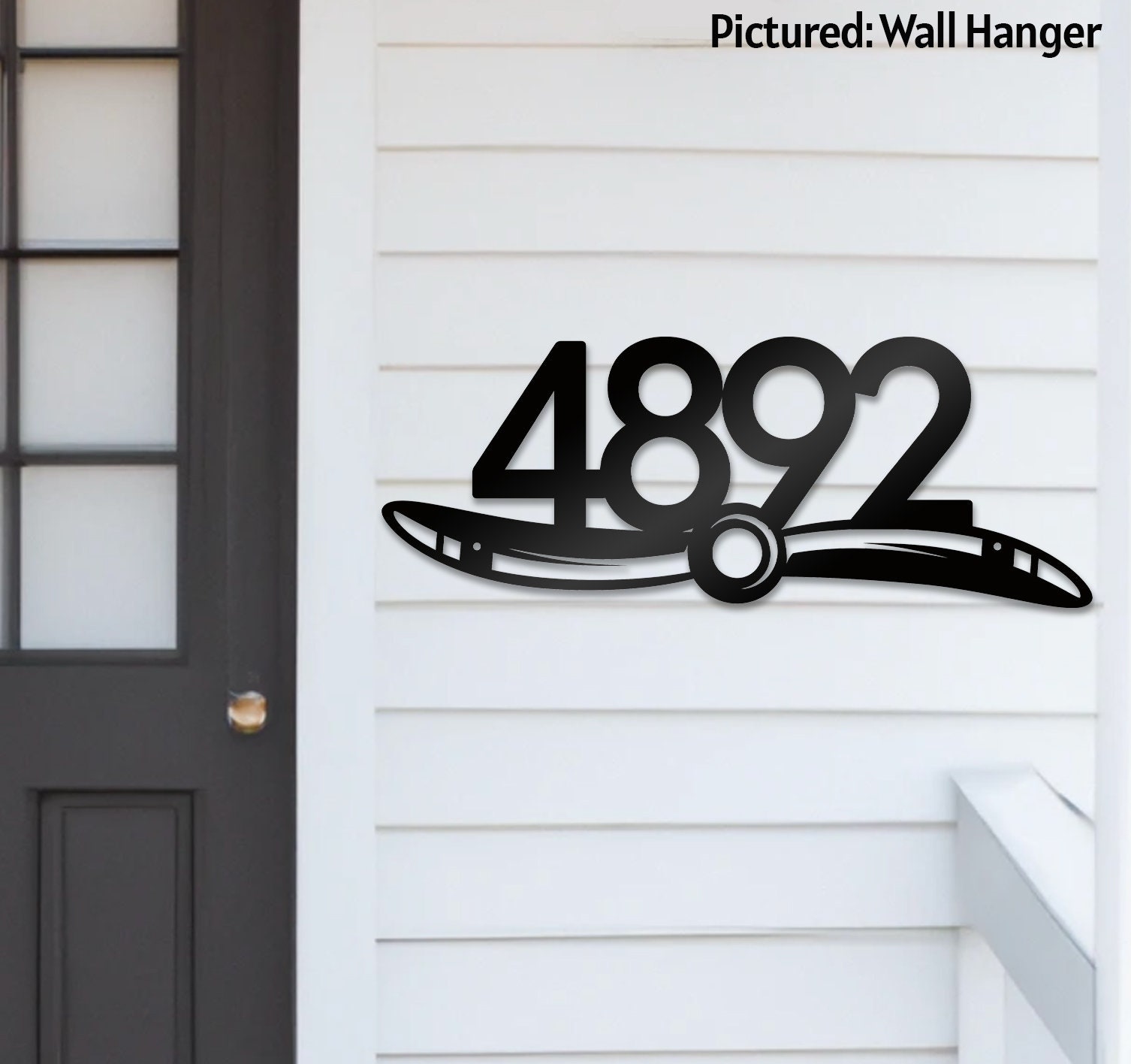 Airplane Propeller Metal Address Sign: Yard or Hanging Number Sign - Etsy