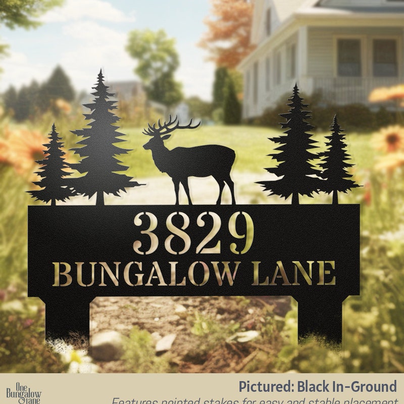 Rustic Metal Address Sign - Etsy