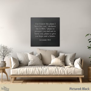 Custom Bible Verse Metal Wall Art: Christian Home Decor - Etsy