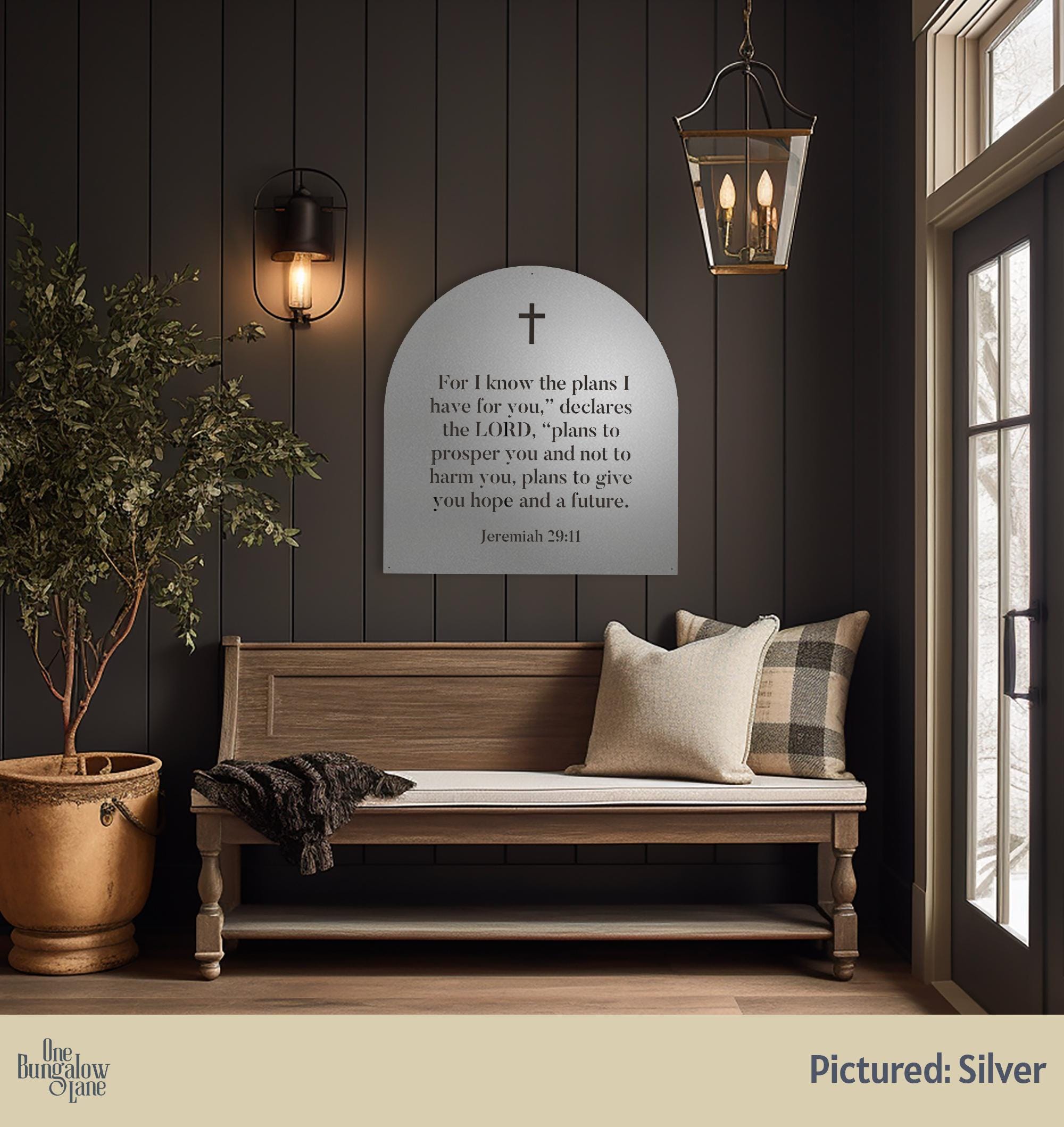 Metal Bible Verse Sign: Christian Home Decor, Scripture Wall Art - Etsy