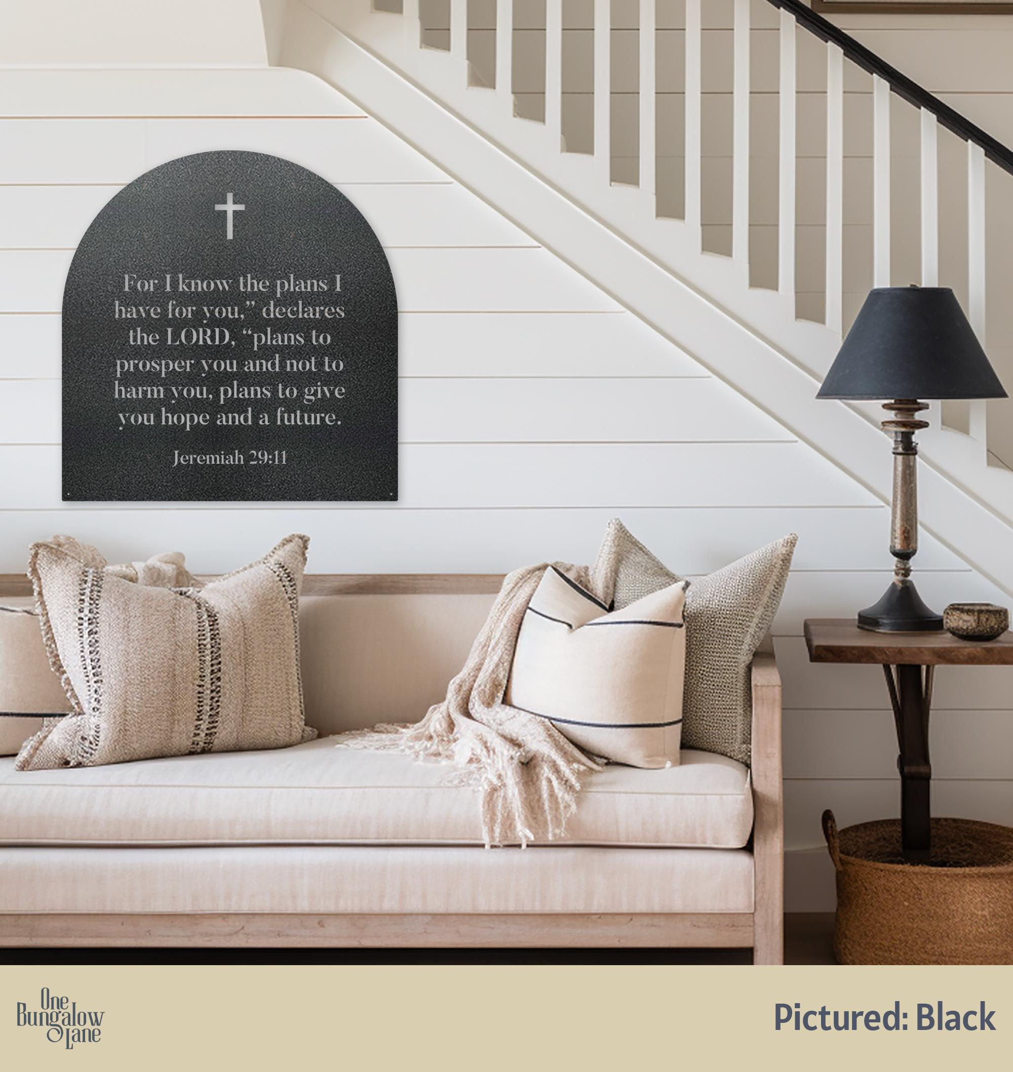 Metal Bible Verse Sign: Christian Home Decor, Scripture Wall Art - Etsy