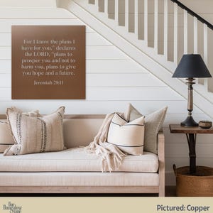 Custom Bible Verse Metal Wall Art: Christian Home Decor - Etsy