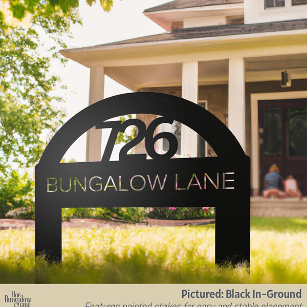 Address Sign for Yard - Etsy