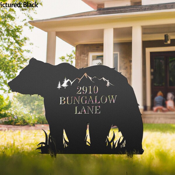 Metal Address Sign - Etsy