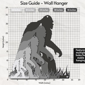 Bigfoot Address Sign for Rock Sasquatch Metal Street Number Driveway ...