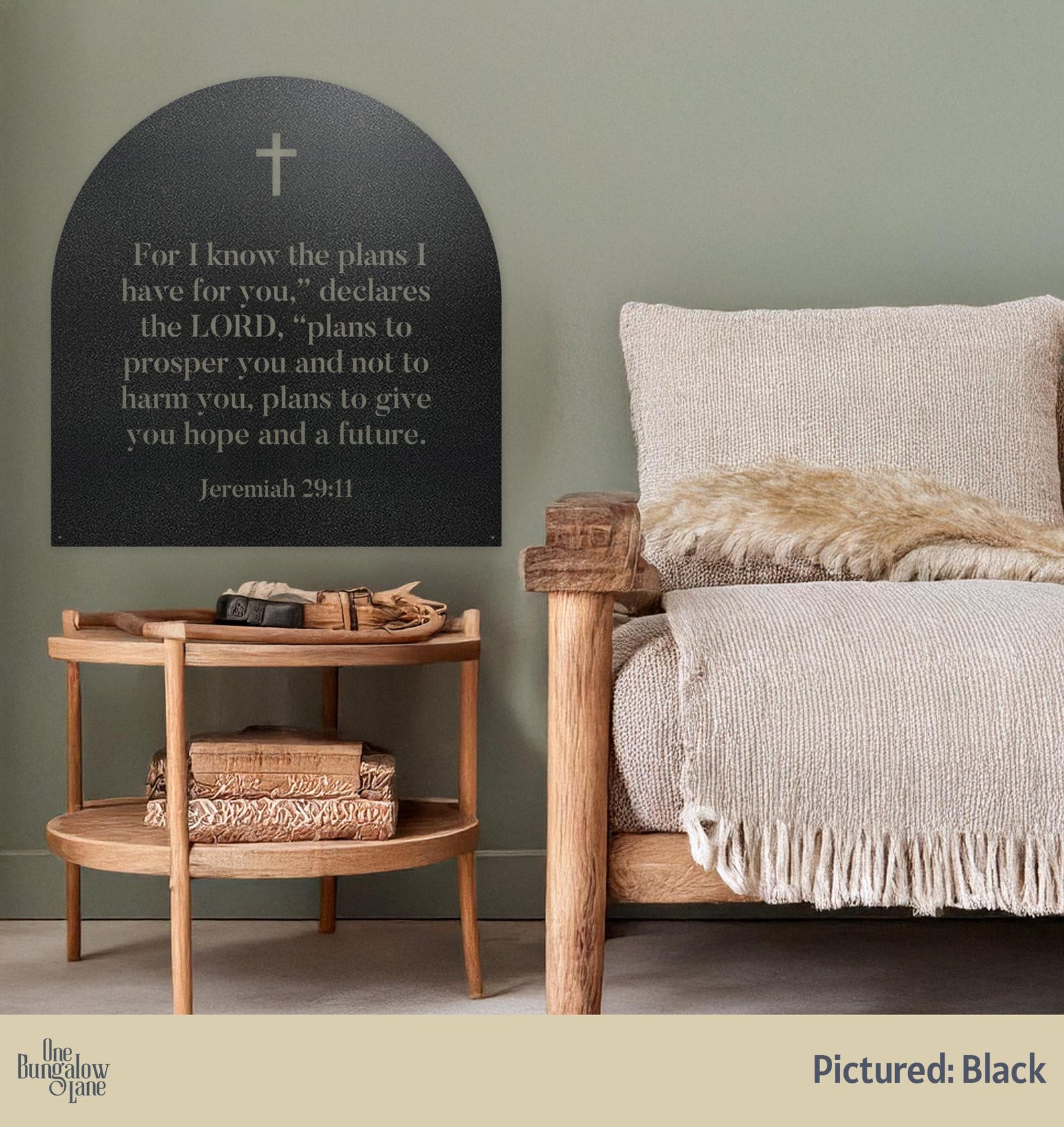 Metal Bible Verse Sign: Christian Home Decor, Scripture Wall Art - Etsy