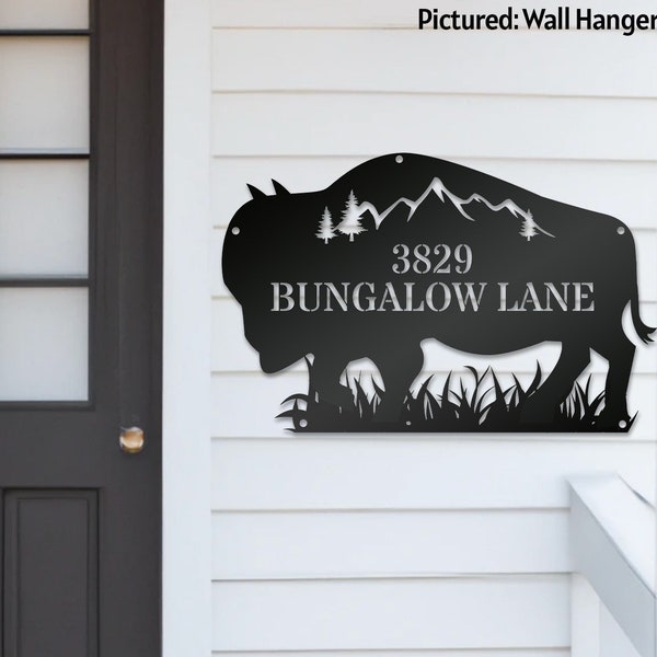 Metal Bison Sign - Etsy
