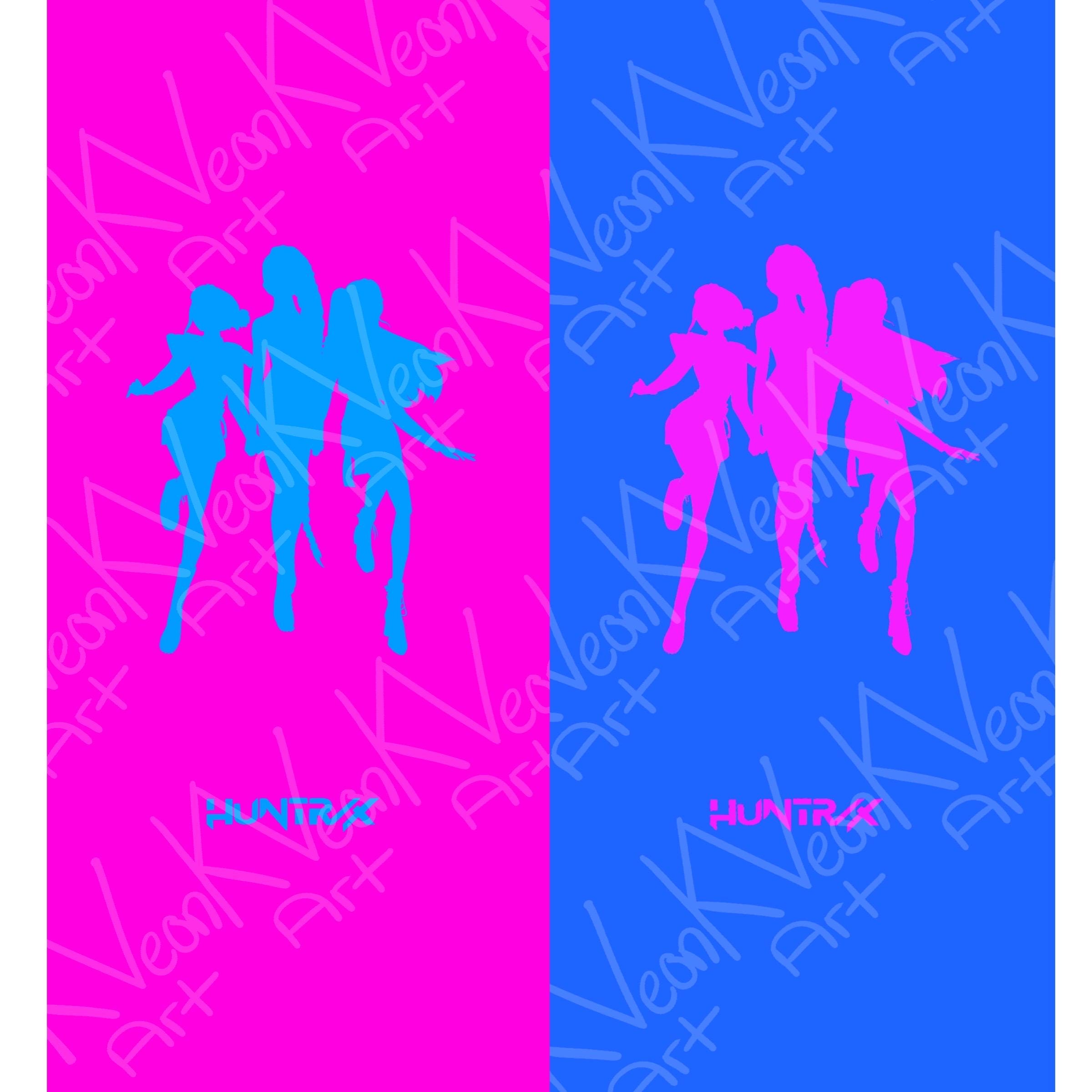 Huntrix Phone Wallpaper Set (with Logo) - Etsy