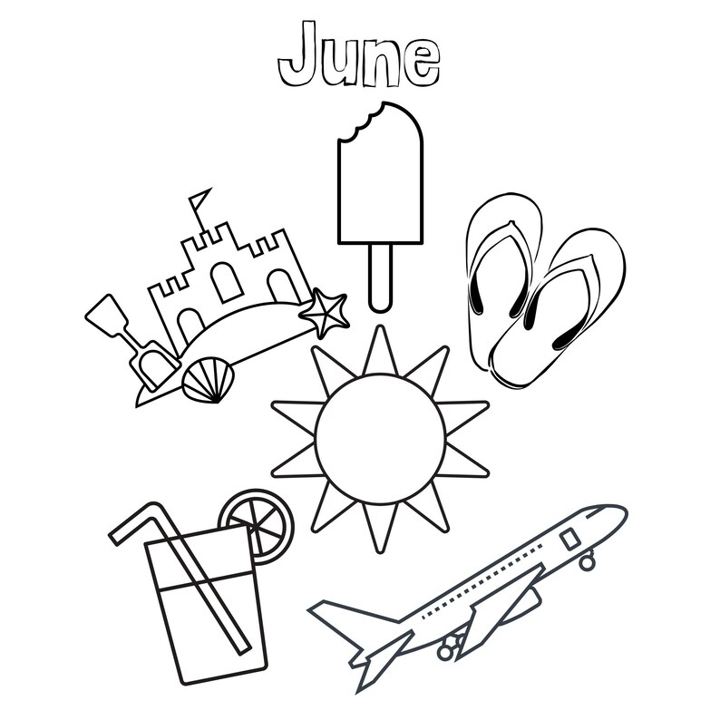 Seasonal Splendor: 12-month Coloring Book Adventure Digital Download ...