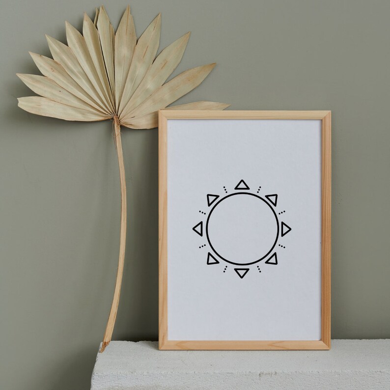 Geometric Sun SVG | Digital Cut File for T-shirts (PNG Download - Etsy