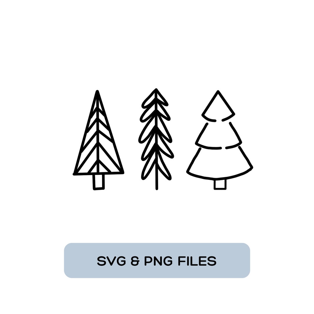 Christmas Tree SVG | Trees Clipart (digital Download - Etsy