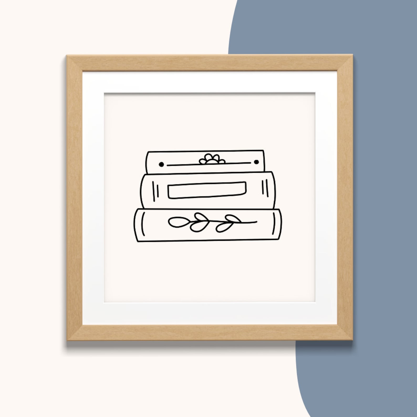 Cute Book Stack Books SVG Books PNG Book Stack Digital Download Book ...