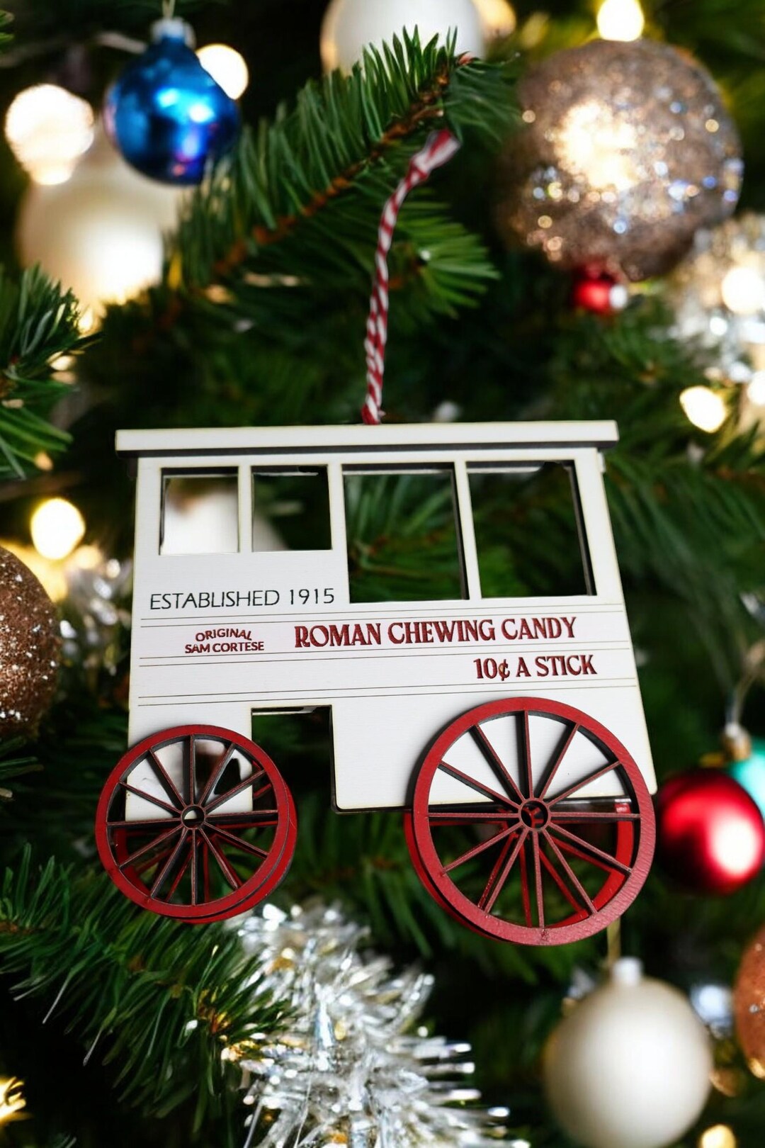 New Orleans Roman Candy Wagon Ornament - Etsy