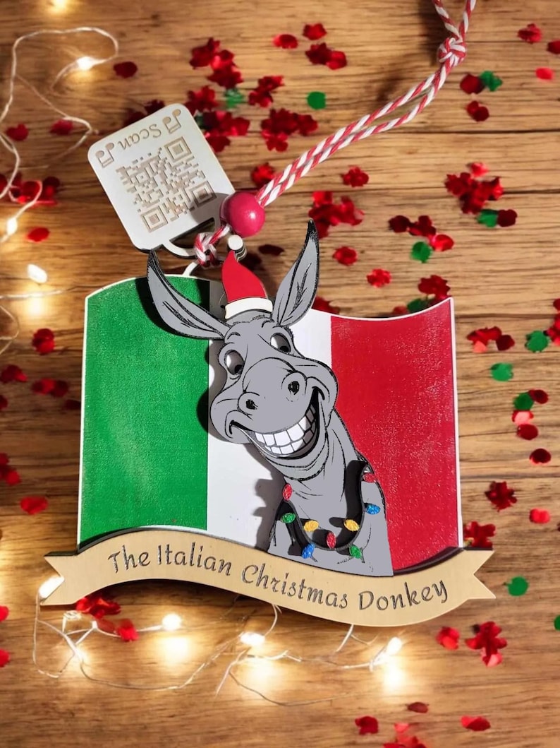 The Italian Christmas Donkey Ornament - Etsy